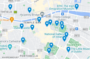 Carte Dublin : plan gratuit et points d’intérêts à voir [2026]